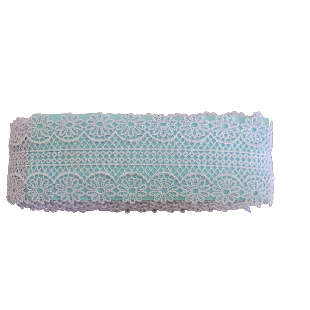 Renda Guipir Branca Entremeio 13,7 Metros Yl212 | Shopee Brasil