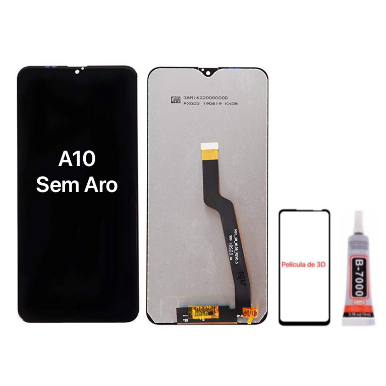 Frontal Touch Lcd Display Tela Compatível Galaxy A10 A105 SM-A105F Sem Aro / Com Aro | Shopee Brasil