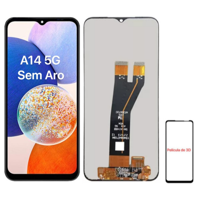 Frontal Touch Lcd Display Tela Compatível Galaxy A14 5g A146b Sem Aro / Com Aro | Shopee Brasil