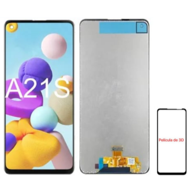 Tela LCD Display Touch Frontal Compativel Galaxy A21s A217 Sem Aro / Com Aro | Shopee Brasil