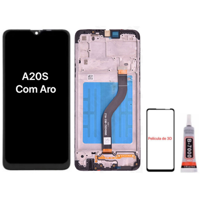 Frontal Touch Lcd Display Tela Compatível Galaxy A20s A207 Sem Aro / Com Aro | Shopee Brasil