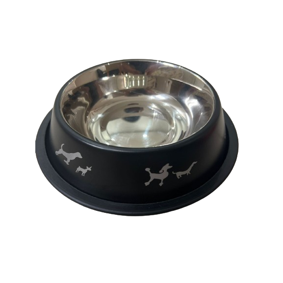 Comedouro Pet Inox Print - 470 ML | Shopee Brasil