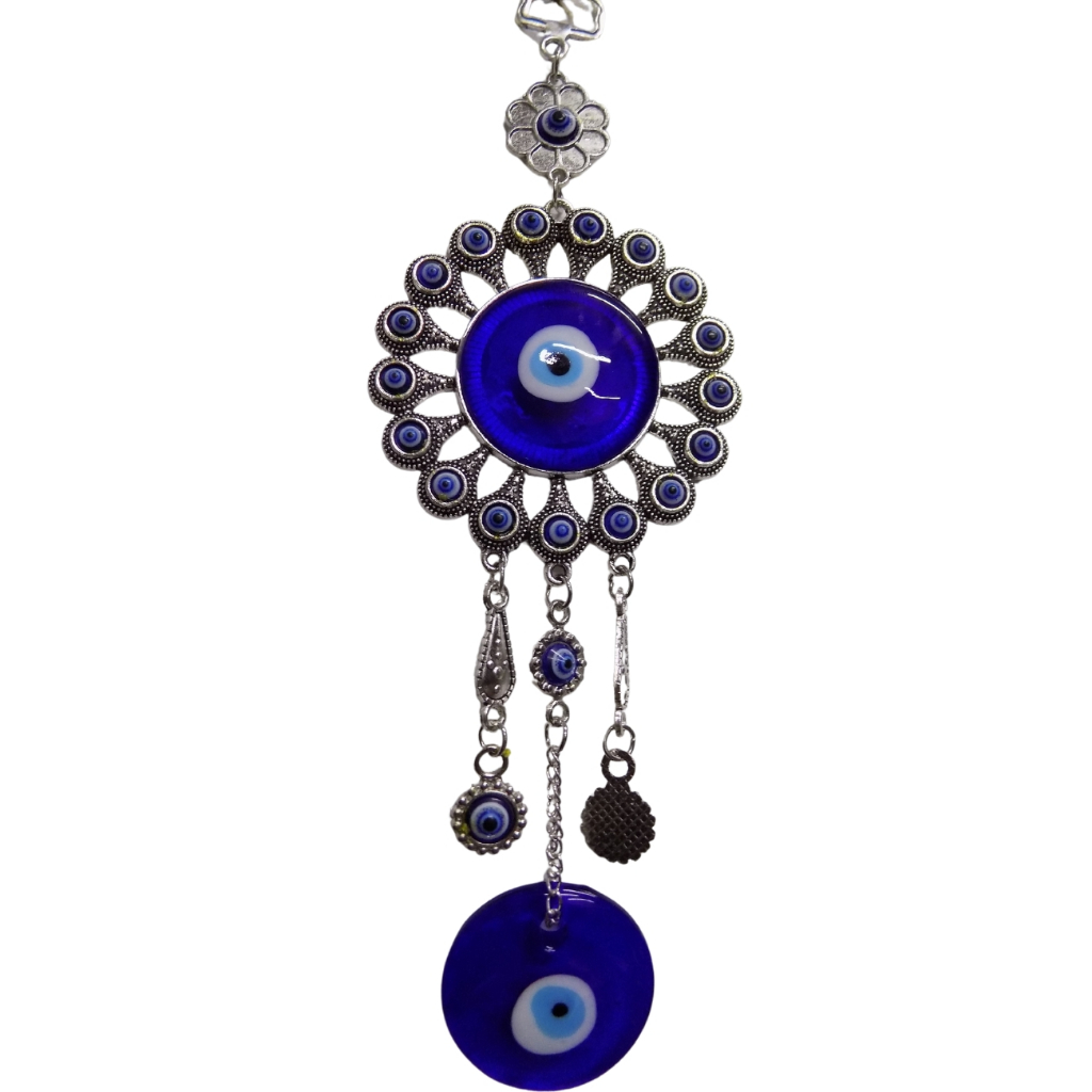 Enfeite de porta ou janela mobile olho grego afasta inveja e mau olhado ...