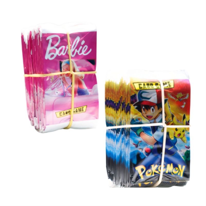 Kit 200 Cards Barbie + Pokemon | Shopee Brasil
