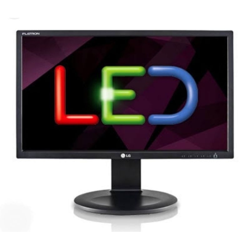 Monitor 19 polegadas Led Widescreen Multimarca LG Samsung AOC Lenovo Philips Adaptador HDMI ...