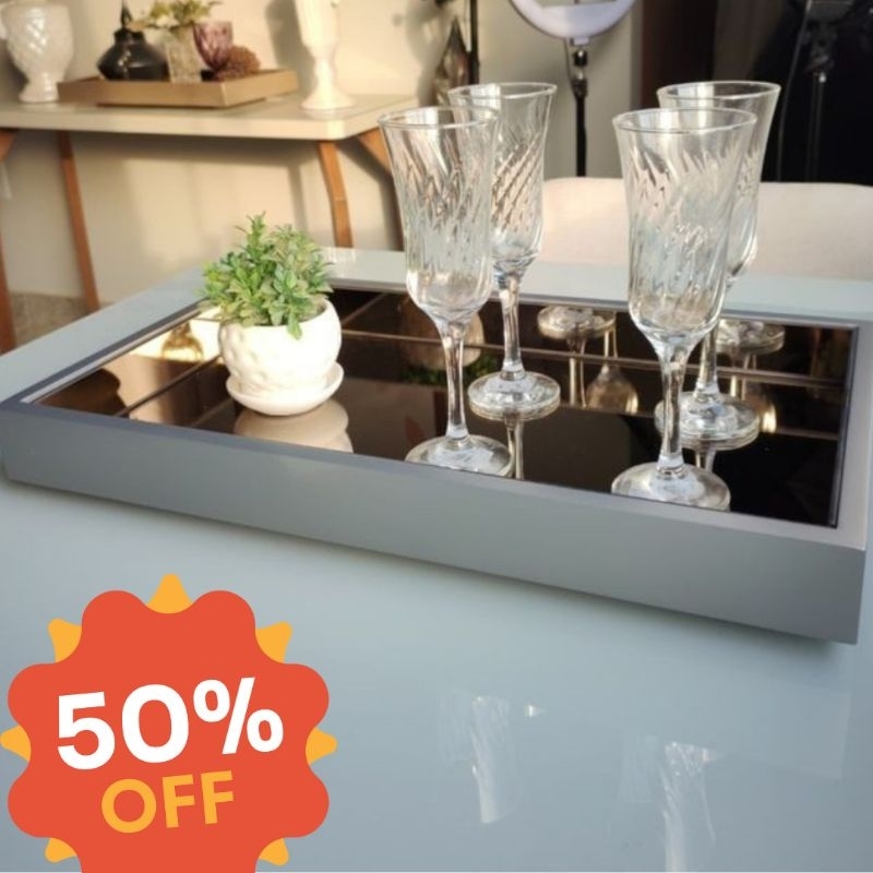 Bandeja espelhada e laca Grande Oferta | Shopee Brasil Bandeja espelhada e laca Grande Oferta | Shopee Brasil