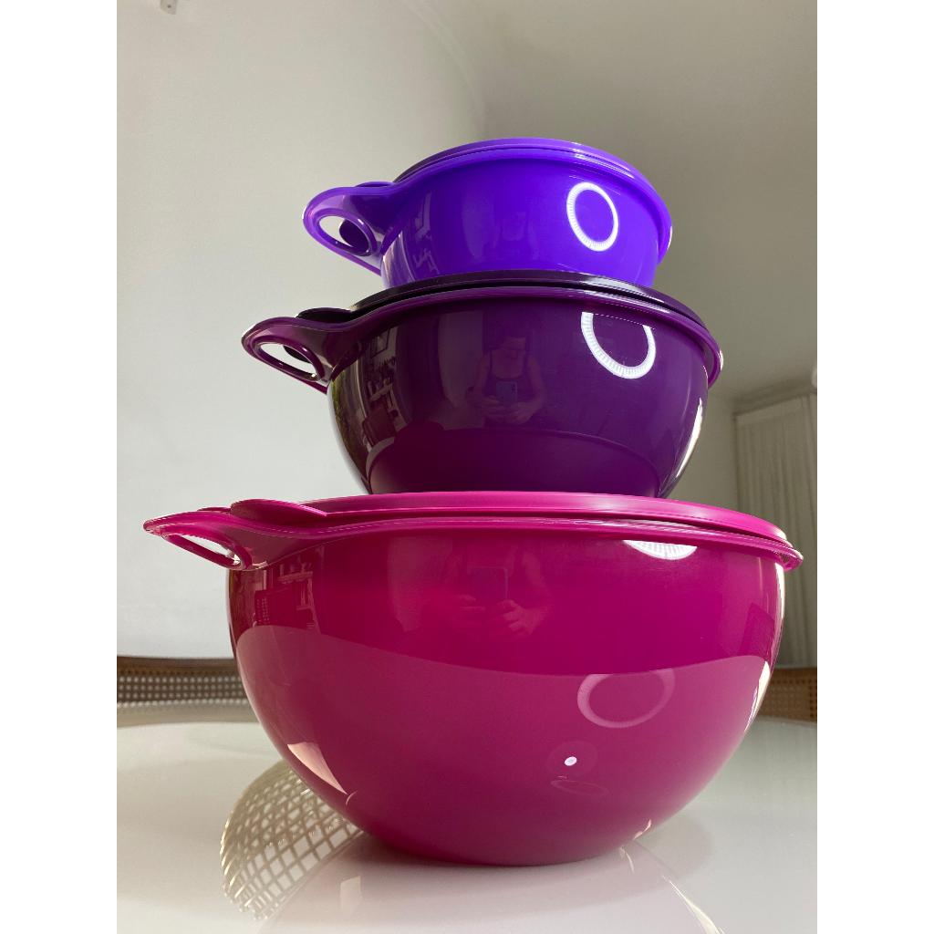 kit tupperware tigelas criativas 1,4 litros , 3 litros e 7,8 litros ...