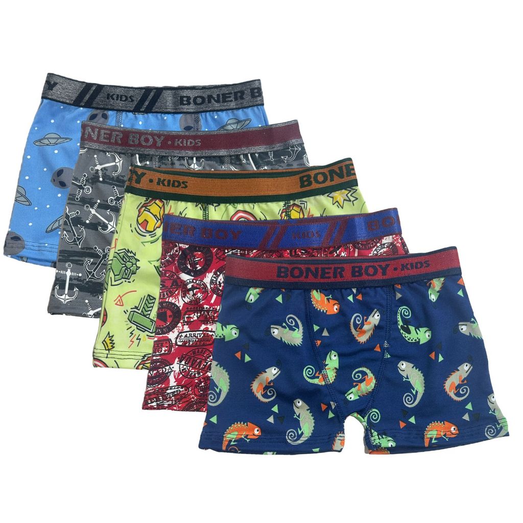Kit 5 cuecas box infantil | Shopee Brasil