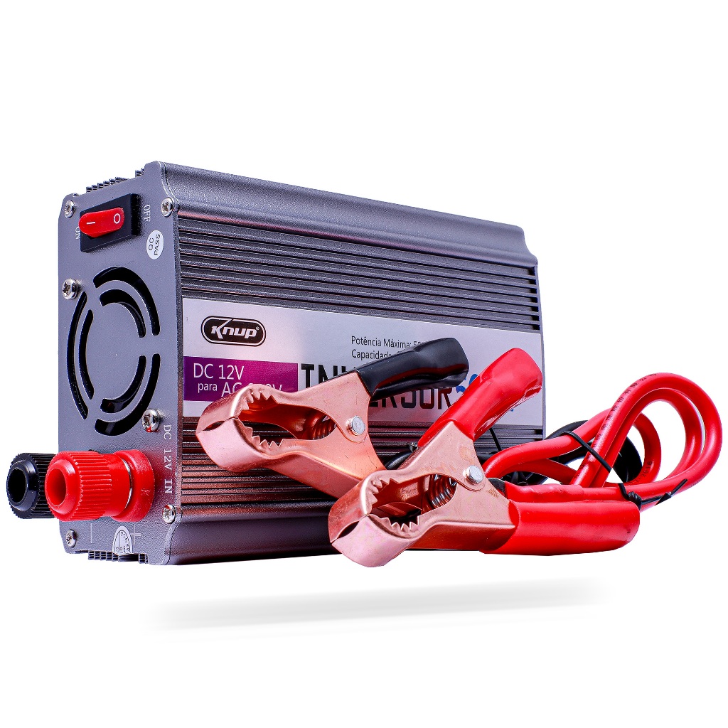 Inversor De Tensão Energia 500W De 12V Para 220V Automotivo 1000W Bivolt | Shopee Brasil