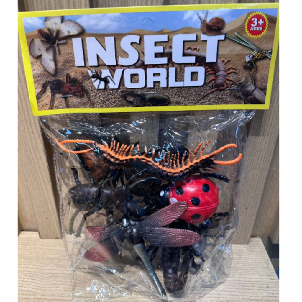 Kit animais Insetos De Borracha Brinquedo | Shopee Brasil