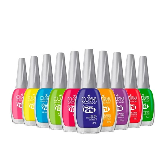 Esmalte Colorama Fini Nova Coleção Com Cheirinho de Fini Cores 8ml ...