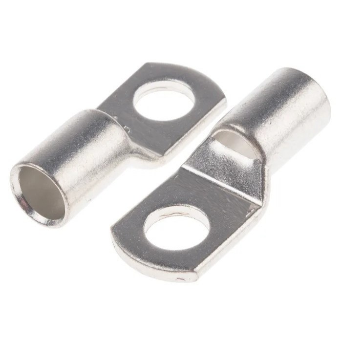 Kit Terminal Olhal Compressão 16mm Furo 6mm M6 SC16-6 Cobre Estanhado ...