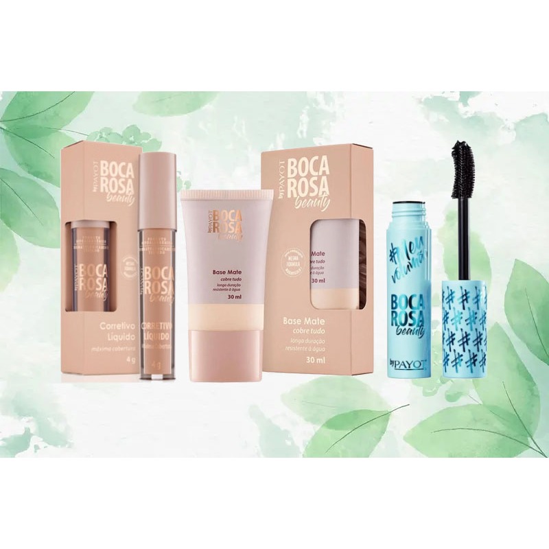 KIT Corretivo liquido Boca Rosa+Base e remil Boca Rosa | Shopee Brasil