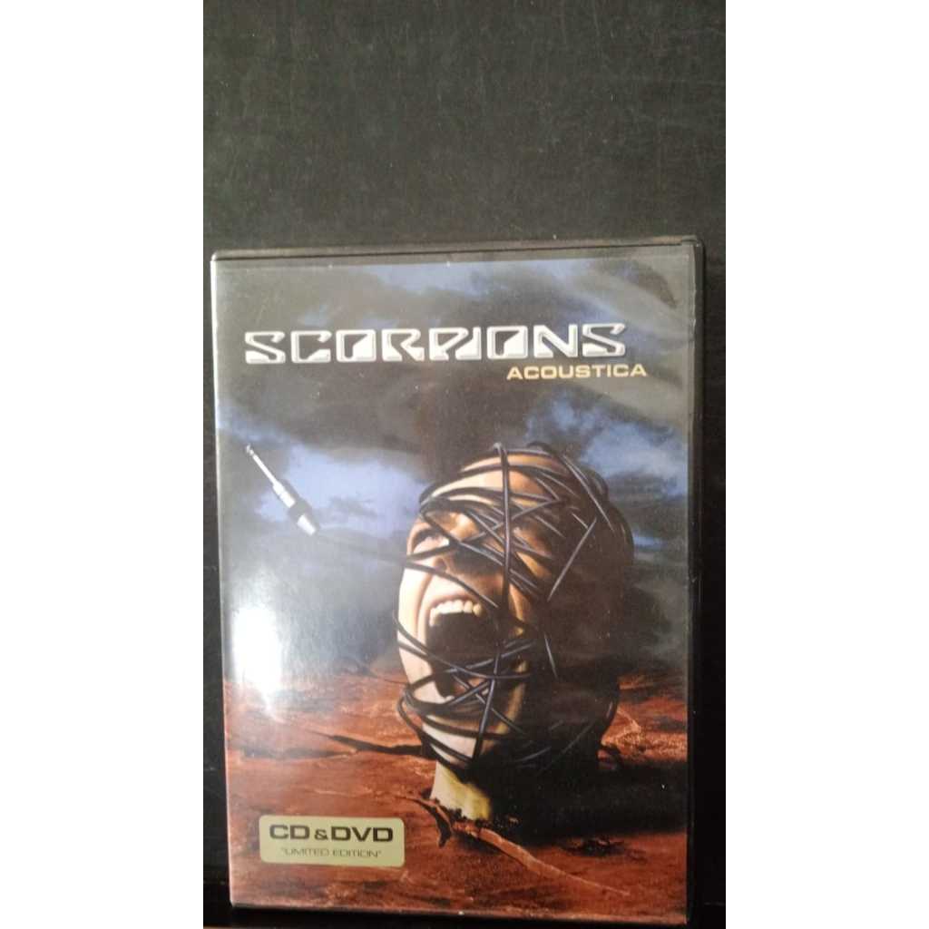 DVD SCORPIONS ACOUSTICA - CD E DVD LIMITED EDITION | Shopee Brasil
