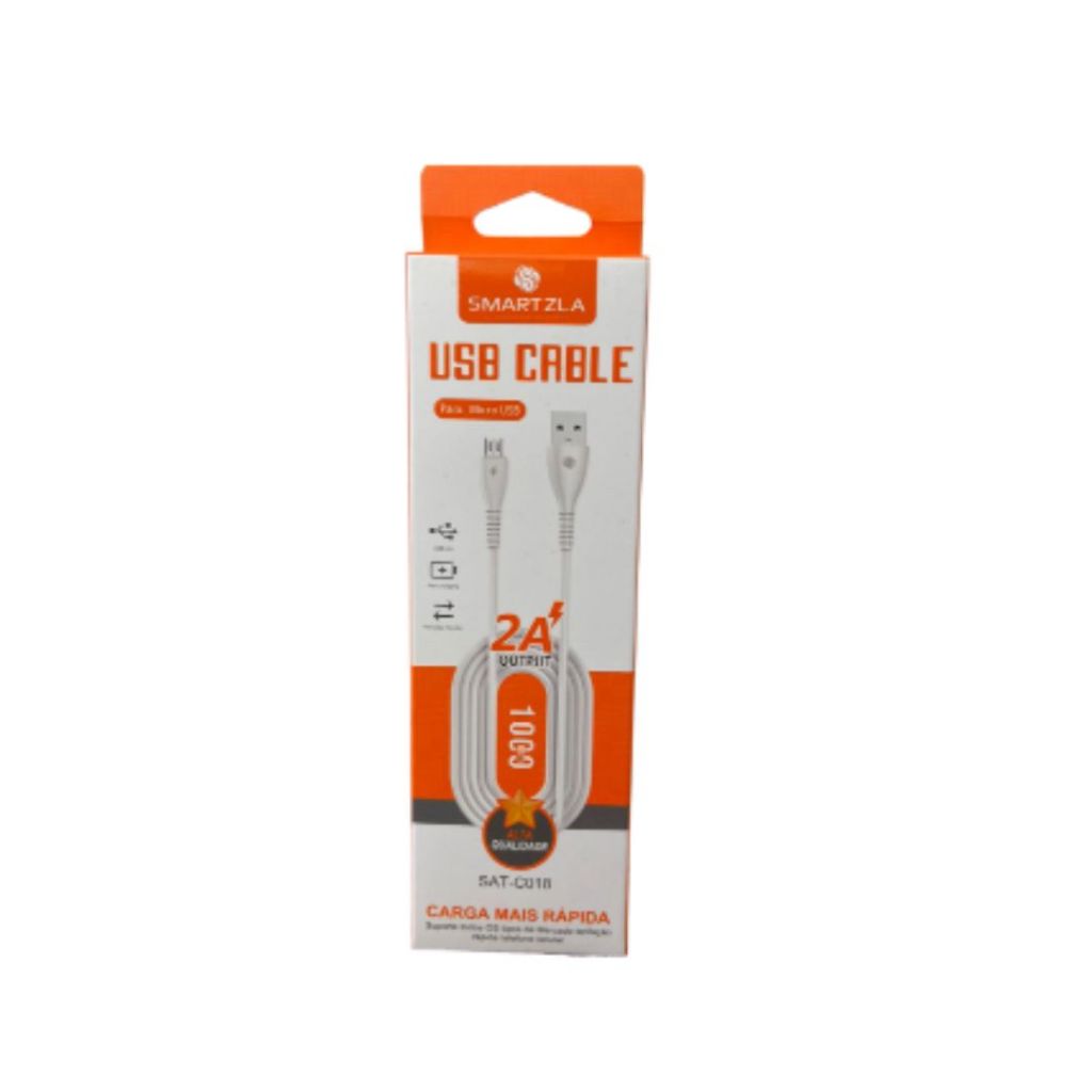 Cabo de celular iphone/android smartzla CORES SORTIDAS | Shopee Brasil