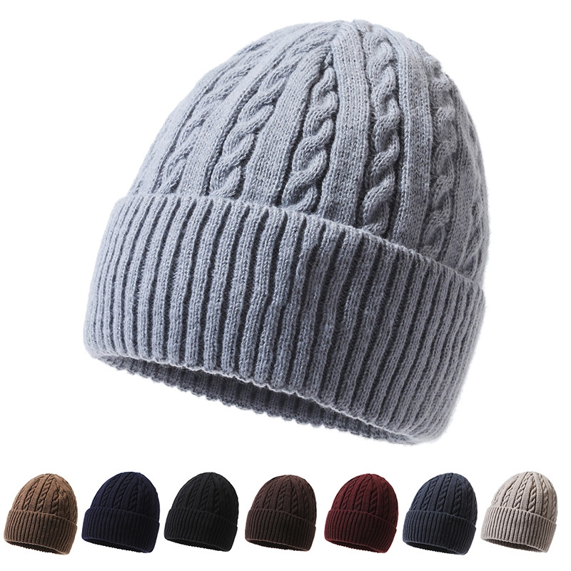 Touca de Lã Forrada para Inverno - Modelo Unissex | Shopee Brasil