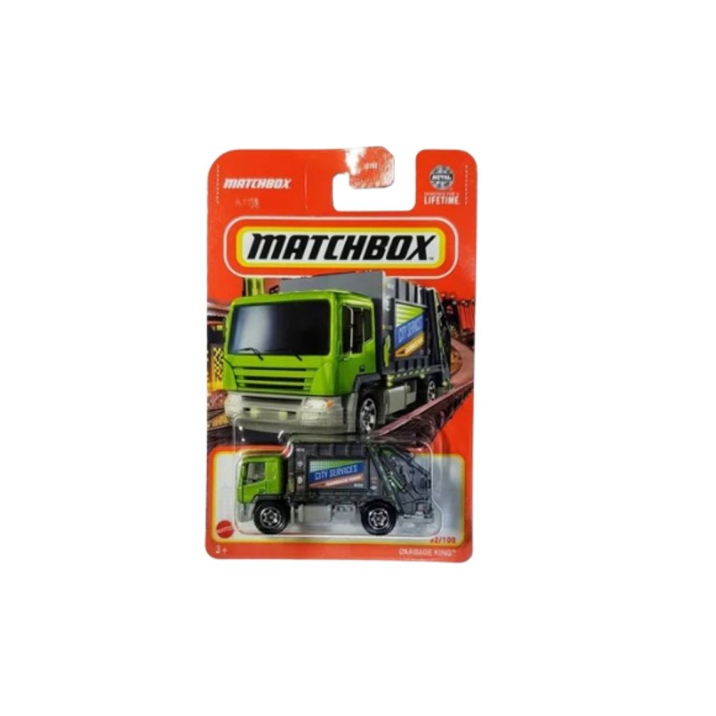Matchbox Garbage King 32/100 Hvl71 Mattel Lacrado | Shopee Brasil