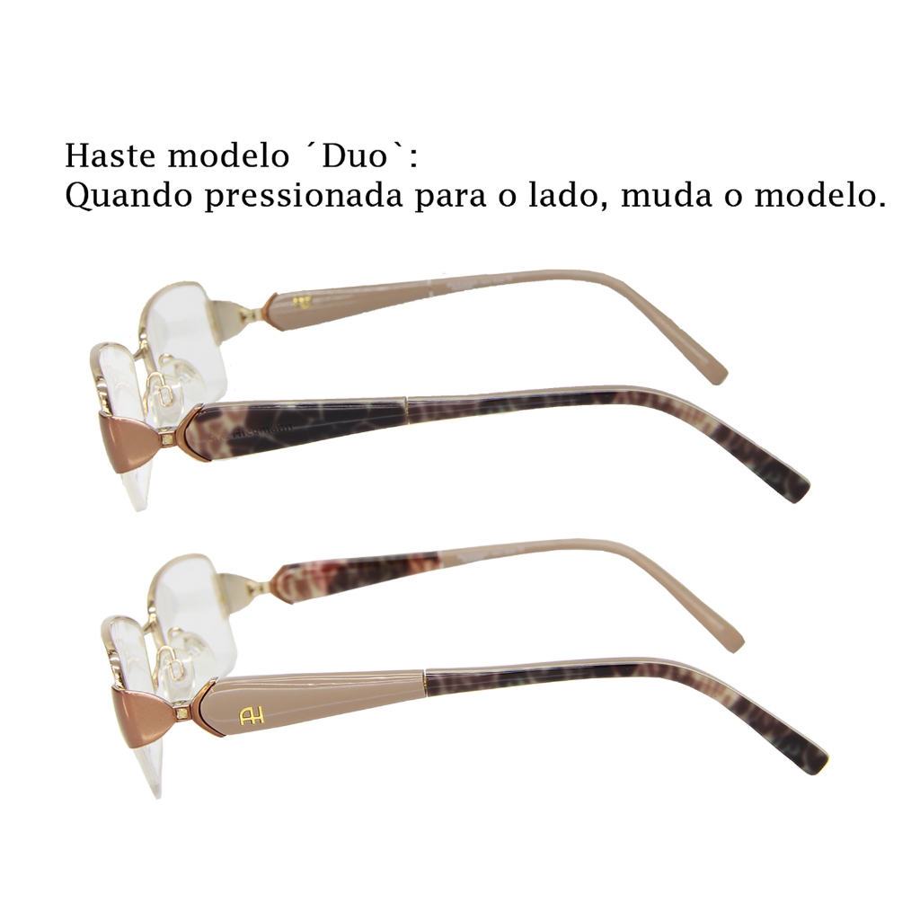 Armação Ana Hickmann eyewear Duo Fashion (AH1190) | Shopee Brasil