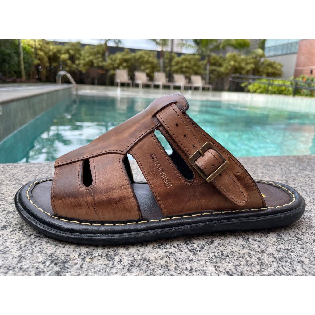 Sandália Casual Franciscana Masculina Estilo | Shopee Brasil