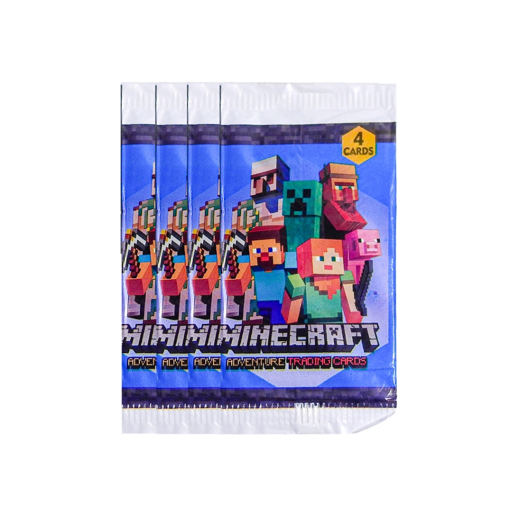 CARTINHAS/CARDS - 100 Envelopes Minecraft | Shopee Brasil