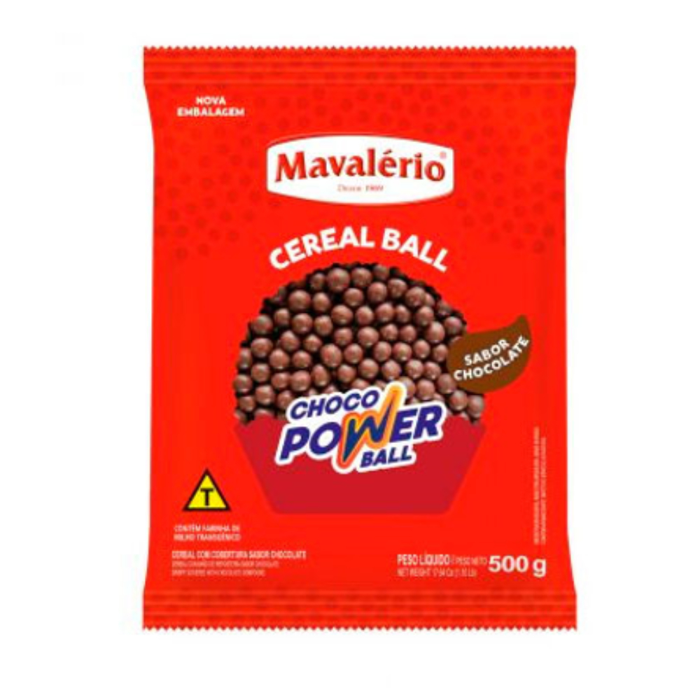 Choco Power Cereal Ball Chocolate Confeito Grande 500g/80g Mavalerio ...