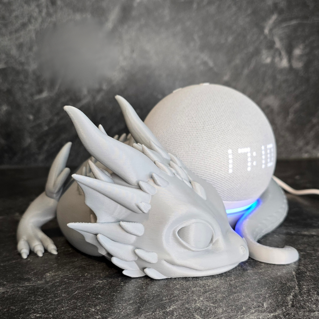 Suporte Dragão Alexa Amazon Echo Dot 4ª / 5ª geração e Echo Pop - Baby ...