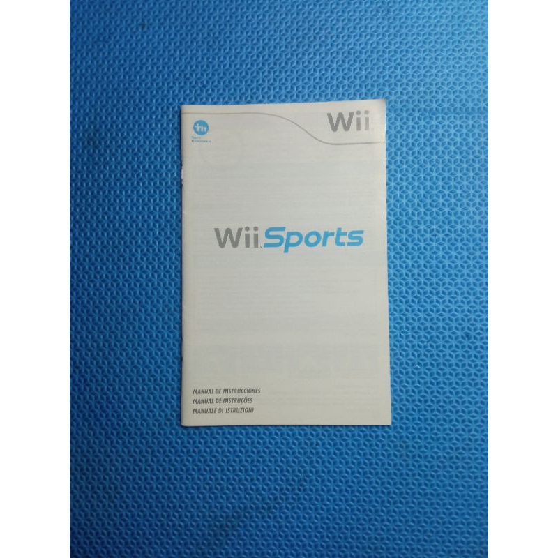 manual original do jogo Wii Sports Nintendo Wii | Shopee Brasil