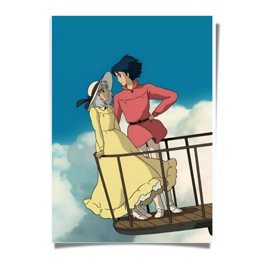 Poster Premium Anime Howl's Moving Castle 20 x 30 cm A4 | Shopee Brasil
