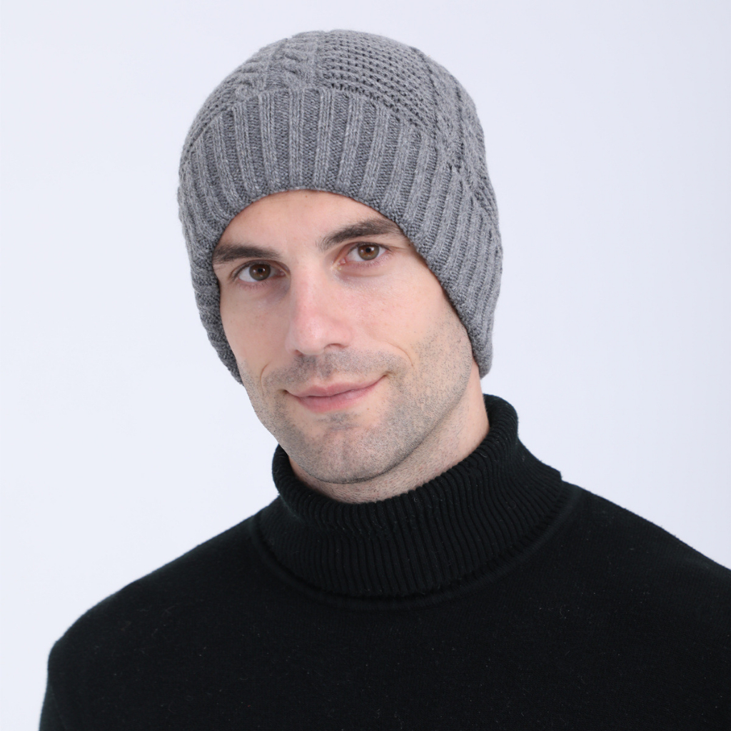 Touca de Lã Forrada para Inverno - Modelo Unissex | Shopee Brasil