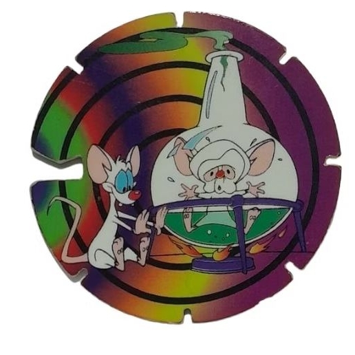 Mega Tazo Animaniacs nº 129 - Pinky e Cérebro - Arma e Voa - Elma Chips ...