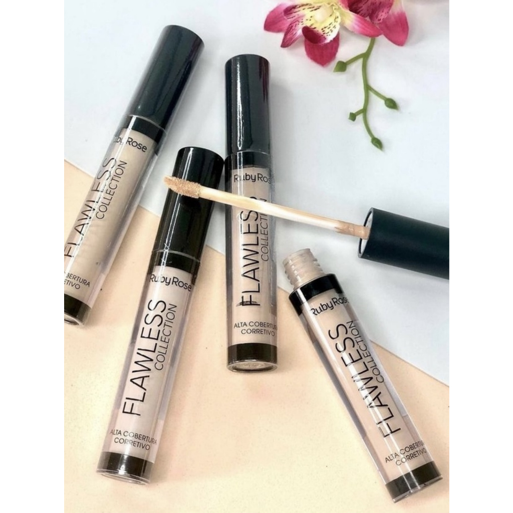Corretivo Liquido Flawless Collection - Rubyrose | Shopee Brasil