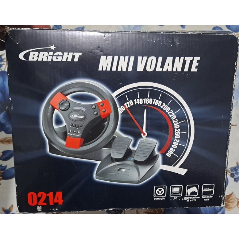 Mini Volante Bright ps2 ps3 PC 0214. | Shopee Brasil