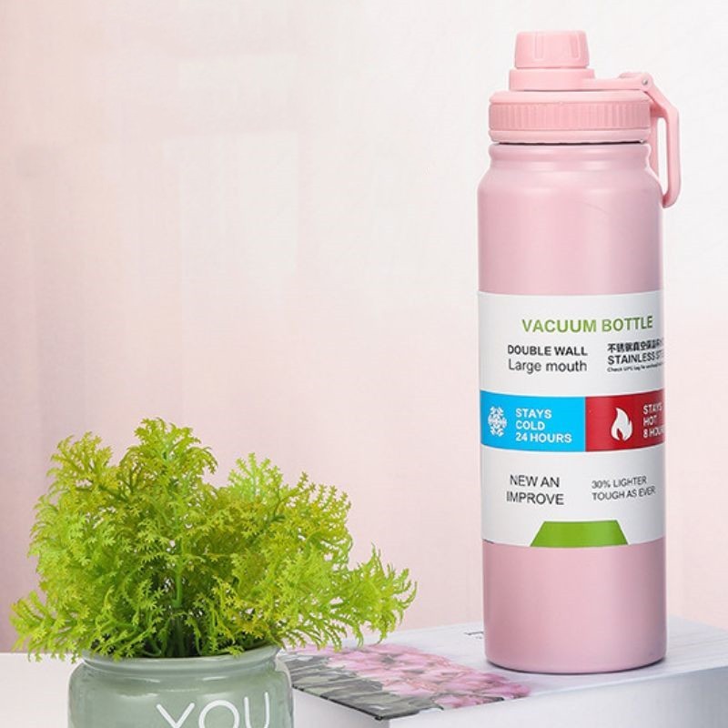 800 ML Garrafa Térmica 800ml garrafa espacial Quente & Frio Com De Grande Capacidade | Shopee Brasil