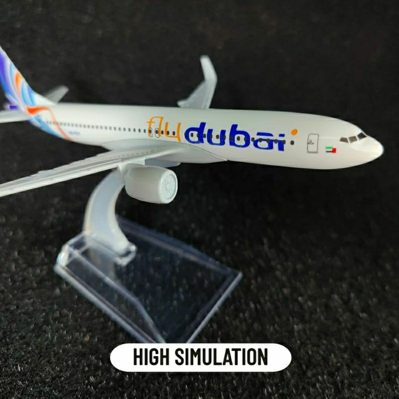 Avião de Brinquedo Coleção Miniatura Metal Fly Dubai B737 Metal Lindo ...