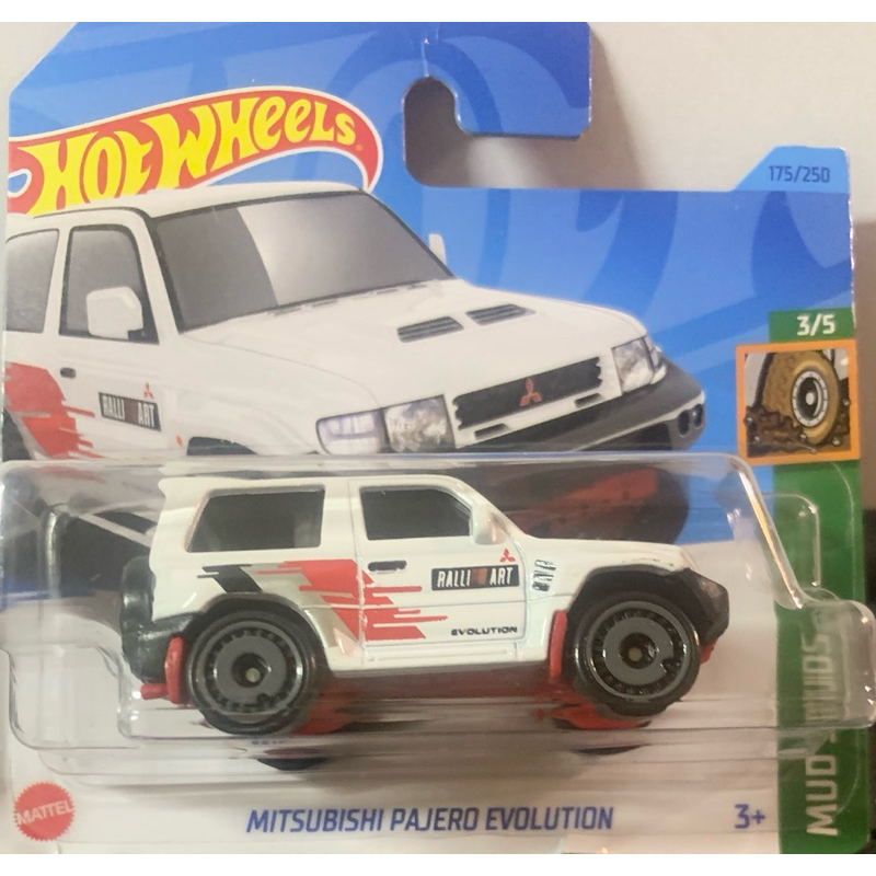 HOT WHEELS MITSUBISHI PAJERO EVOLUTION MUD STUDS 2023 ORIGINAL | Shopee Brasil