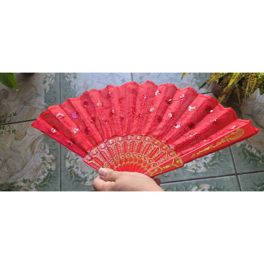 Leque Pomba Gira Cigana Paetê Candomblé Umbanda | Shopee Brasil