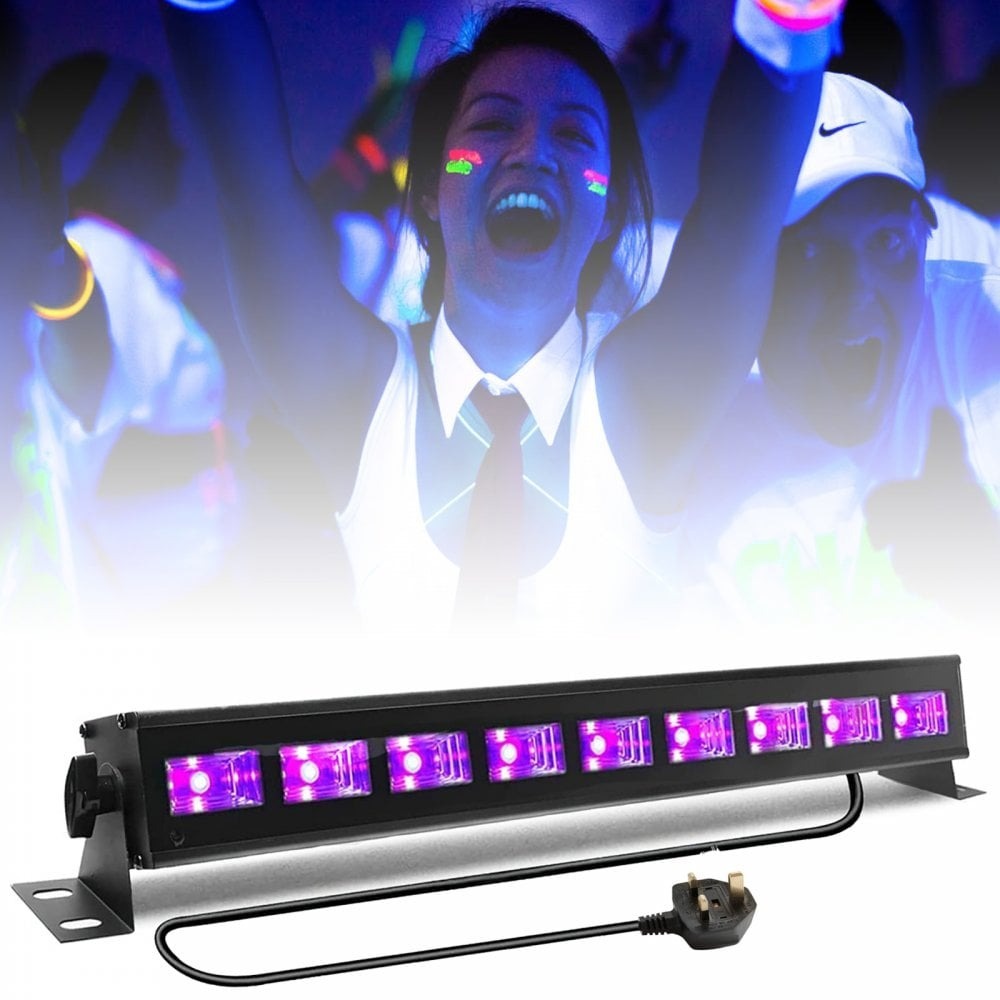 Barra de LED Luz Negra Luatek Iluminação Efeito NEON Com 9 LEDS ...