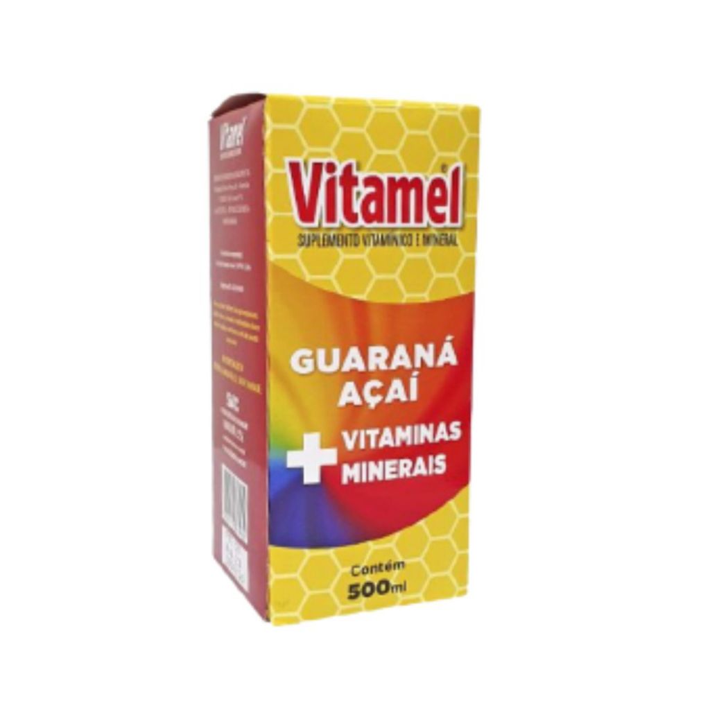 Vitamel Suplemento Vitaminico E Mineral 500ml Guaraná E Açaí | Shopee ...