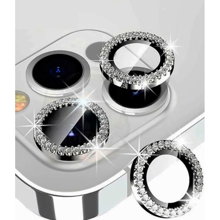 Kit Películas Lente Câmera Brilho brilhante Para iPhone Strass XR/11/11 ...
