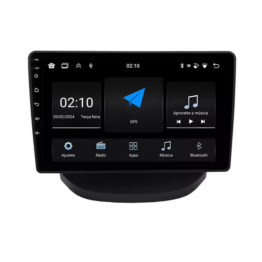 Central Multimidia Android Hb20 2012/2019 2GB Ram 32GB Memória Interna Carplay e Android auto ...