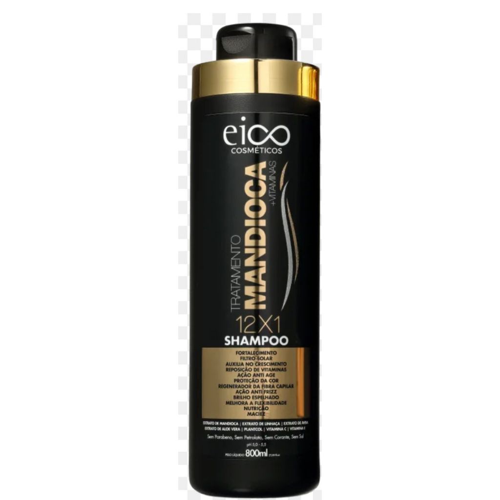 EICO TRA MANDIOCA SHAMPOO 800ML EMBALAGEM COM DEFEITO | Shopee Brasil