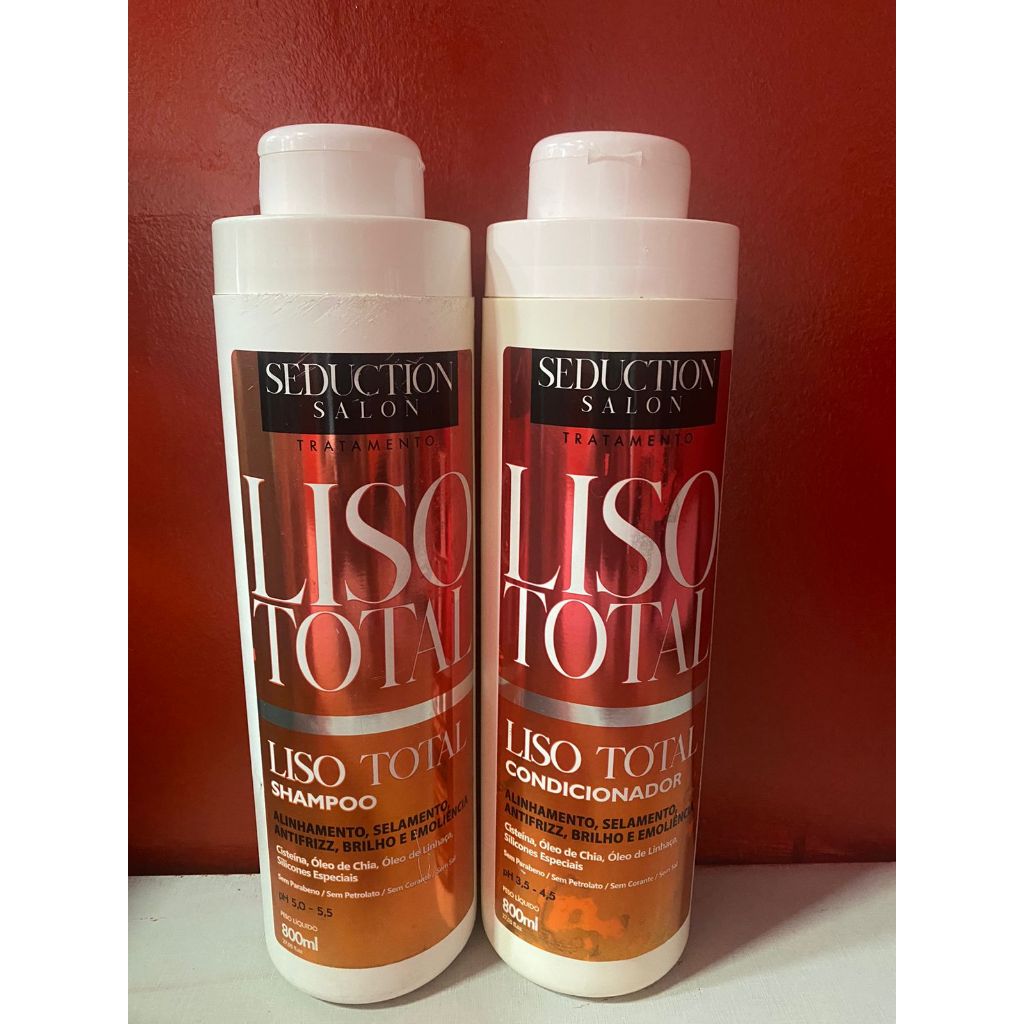 Kit Eico Seduction Tratamento Liso Total Shampoo- 800ml Kit Eico ...