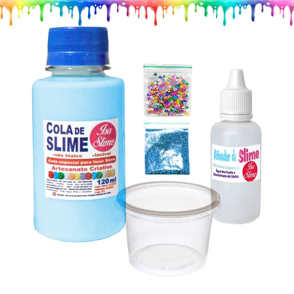 Novo Mini Kit para Fazer Slime Isa Slime Lancamento Barato | Shopee Brasil