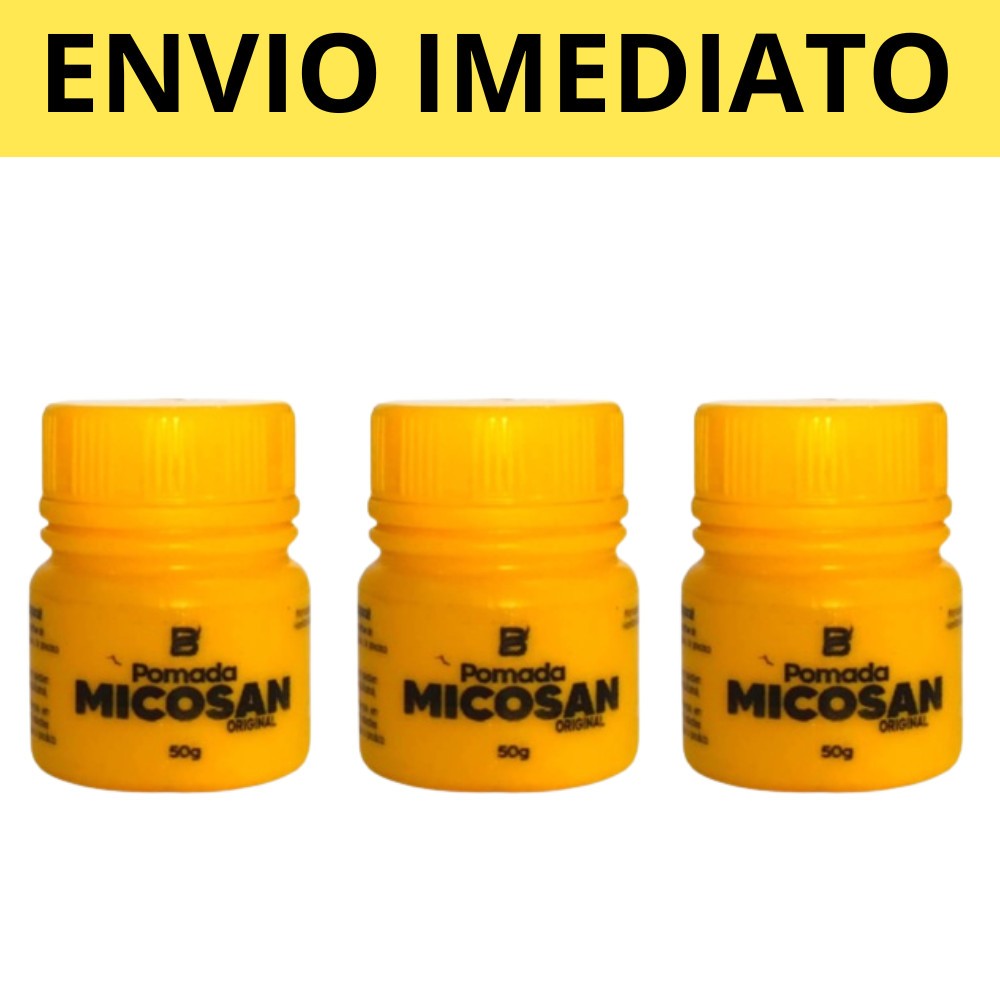 Kit 3 Pomada Micosan Original - Para Micoses e Clareador de Manchas ...