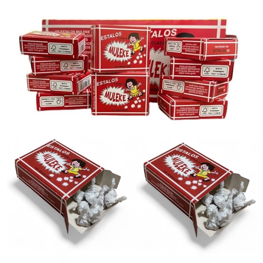 Estalo Biribas Muleke Atacado 100 Caixinhas 1000 Estalos Top | Shopee ...