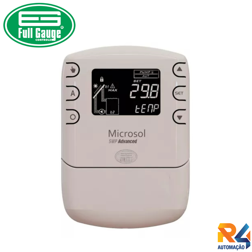 Termostato Diferencial Solar Microsol SWP Advanced 230v - FULL GAUGE | Shopee Brasil