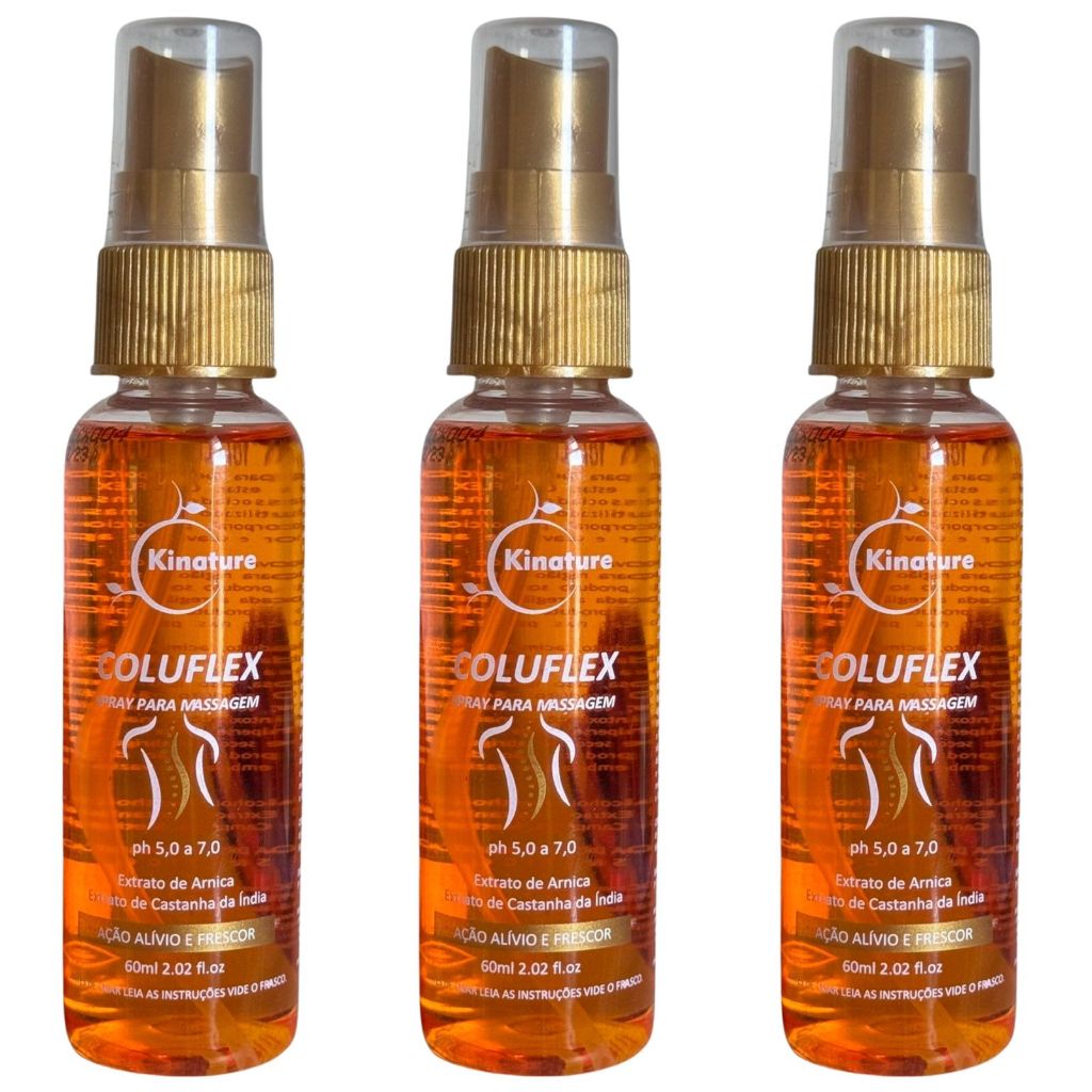 Spray para Massagem COLUFLEX - Ação Refrescante - 60ml (cada) | Shopee ...