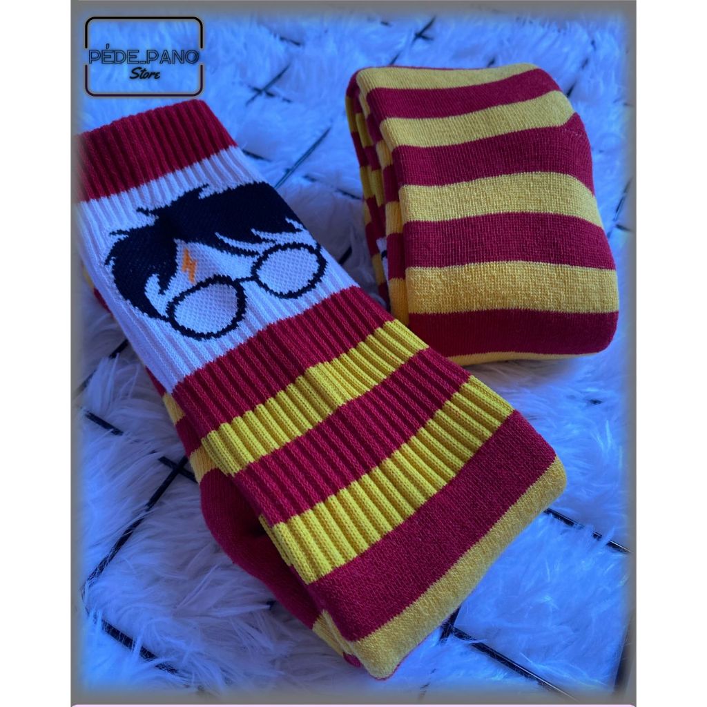 Meias cano alto, harry potter (divertidas, coloridas e estilosas ...