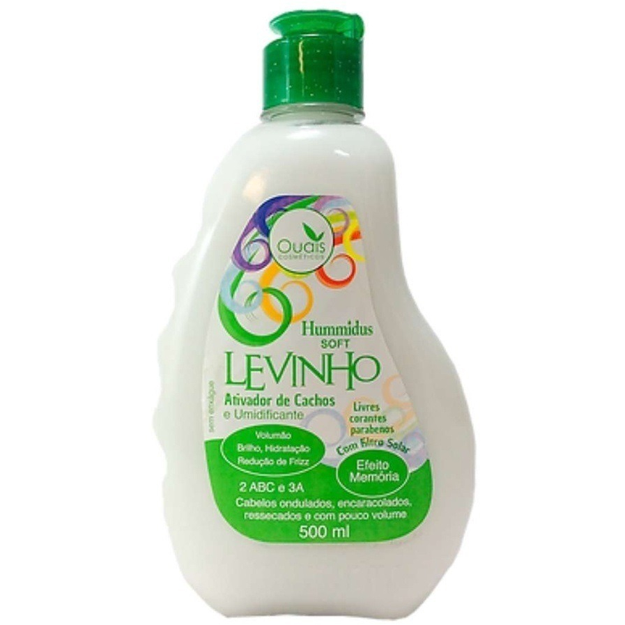Creme Umidificante Ativador de Cachos Levinho Hummidus 500ml | Shopee ...