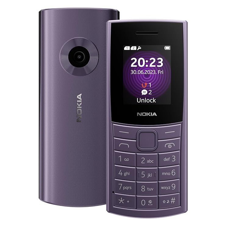 Celular Simples Nokia 110 Sinal 4G Dual Chip Bateria de Longa Duração ...
